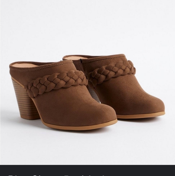 torrid | Shoes | Torrid Braided Mule Sz 2ww | Poshmark